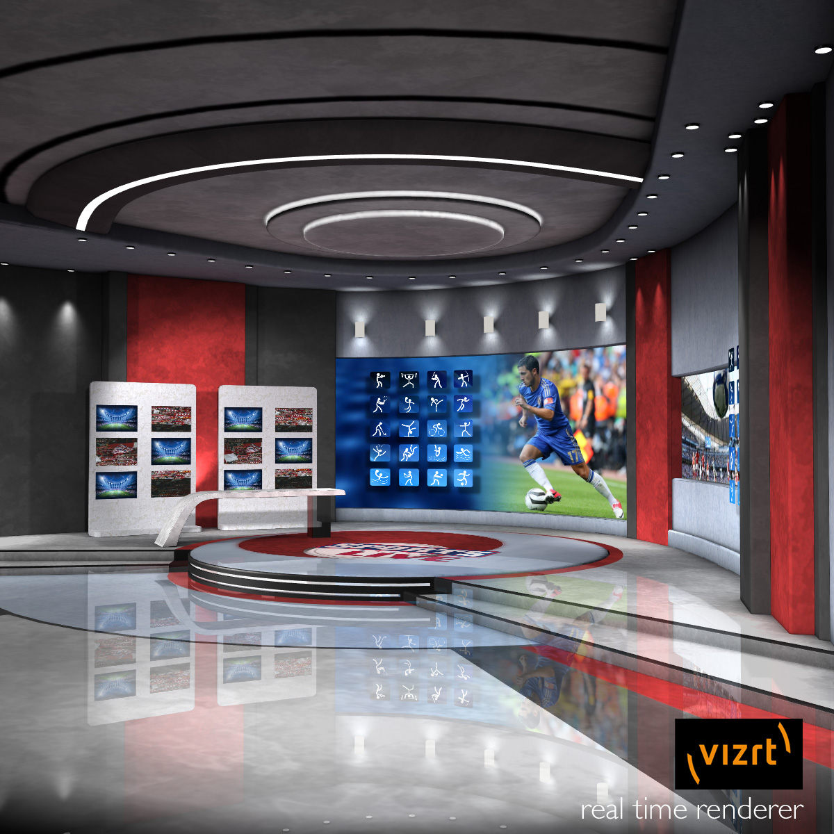 maya real time virtual set