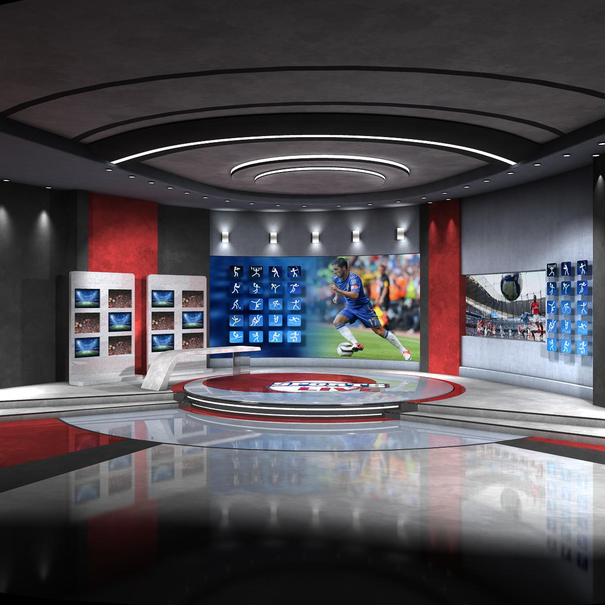 maya real time virtual set