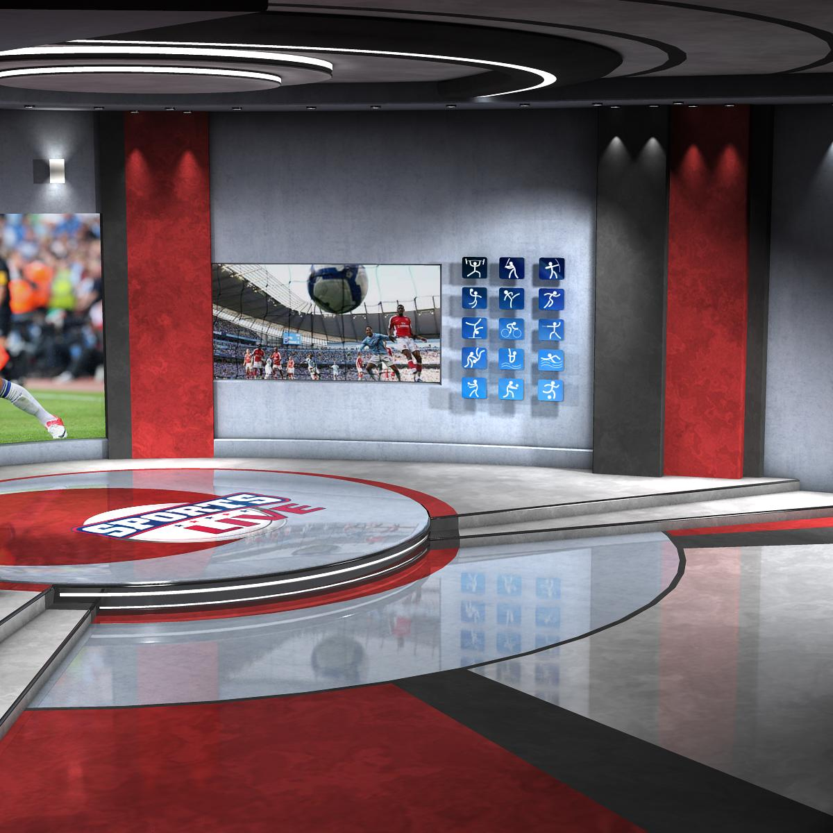 maya real time virtual set