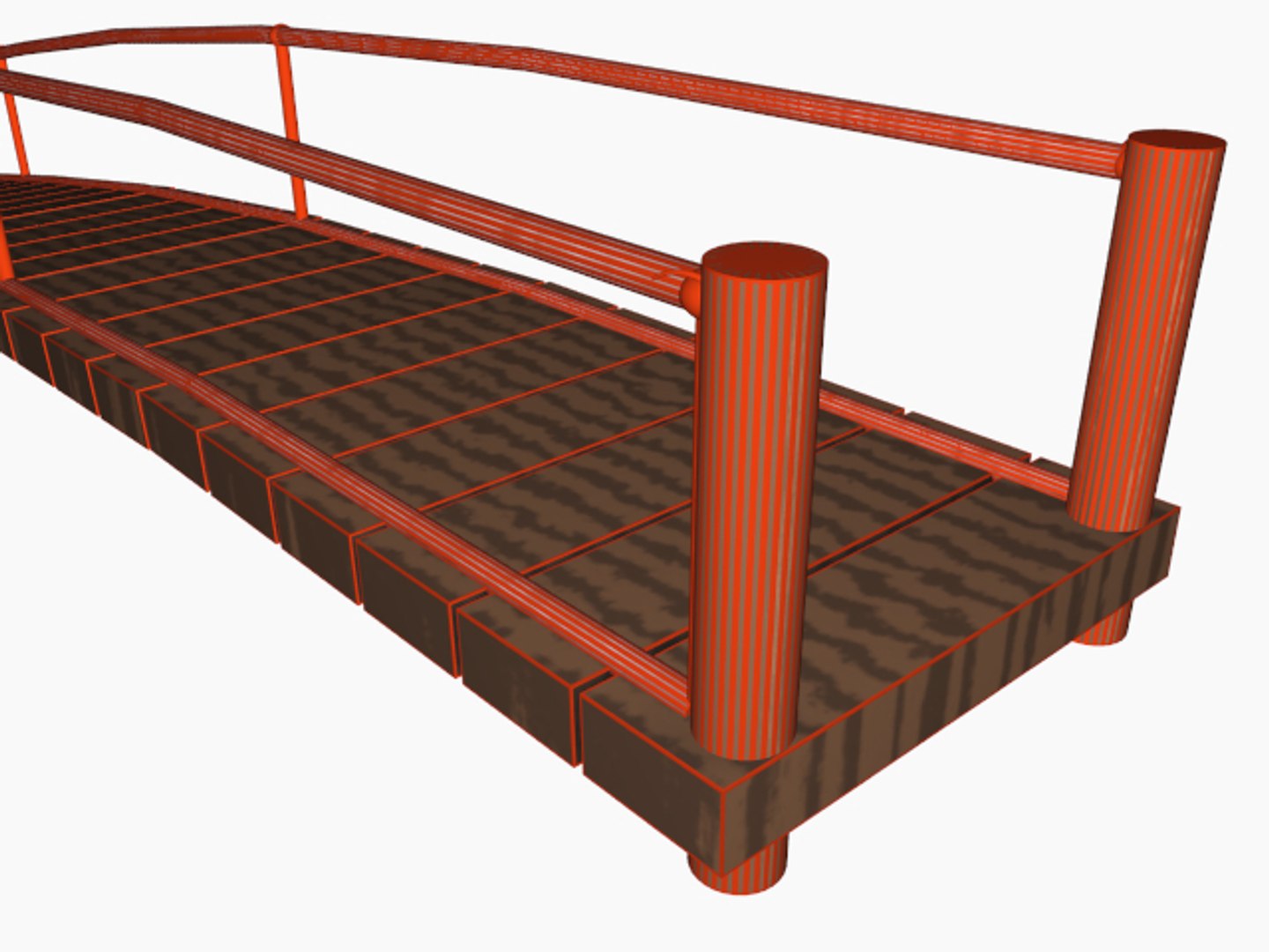 Hanging Bridge 3d 3ds