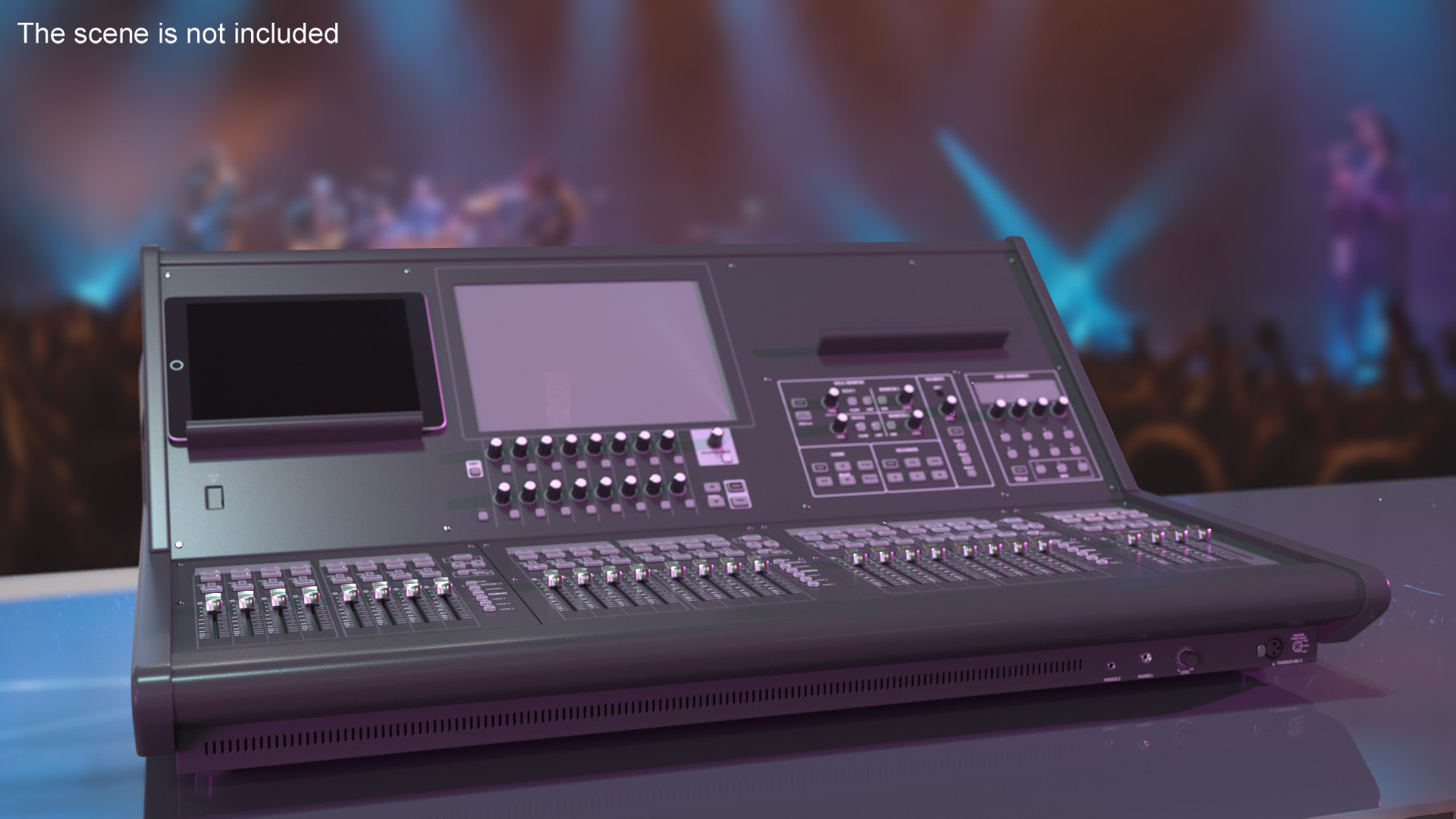 Live Mixing Console Grey 3D Model - TurboSquid 2259023