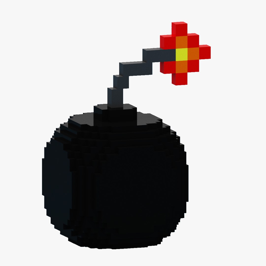 Voxel Bomb 3D - TurboSquid 2017410