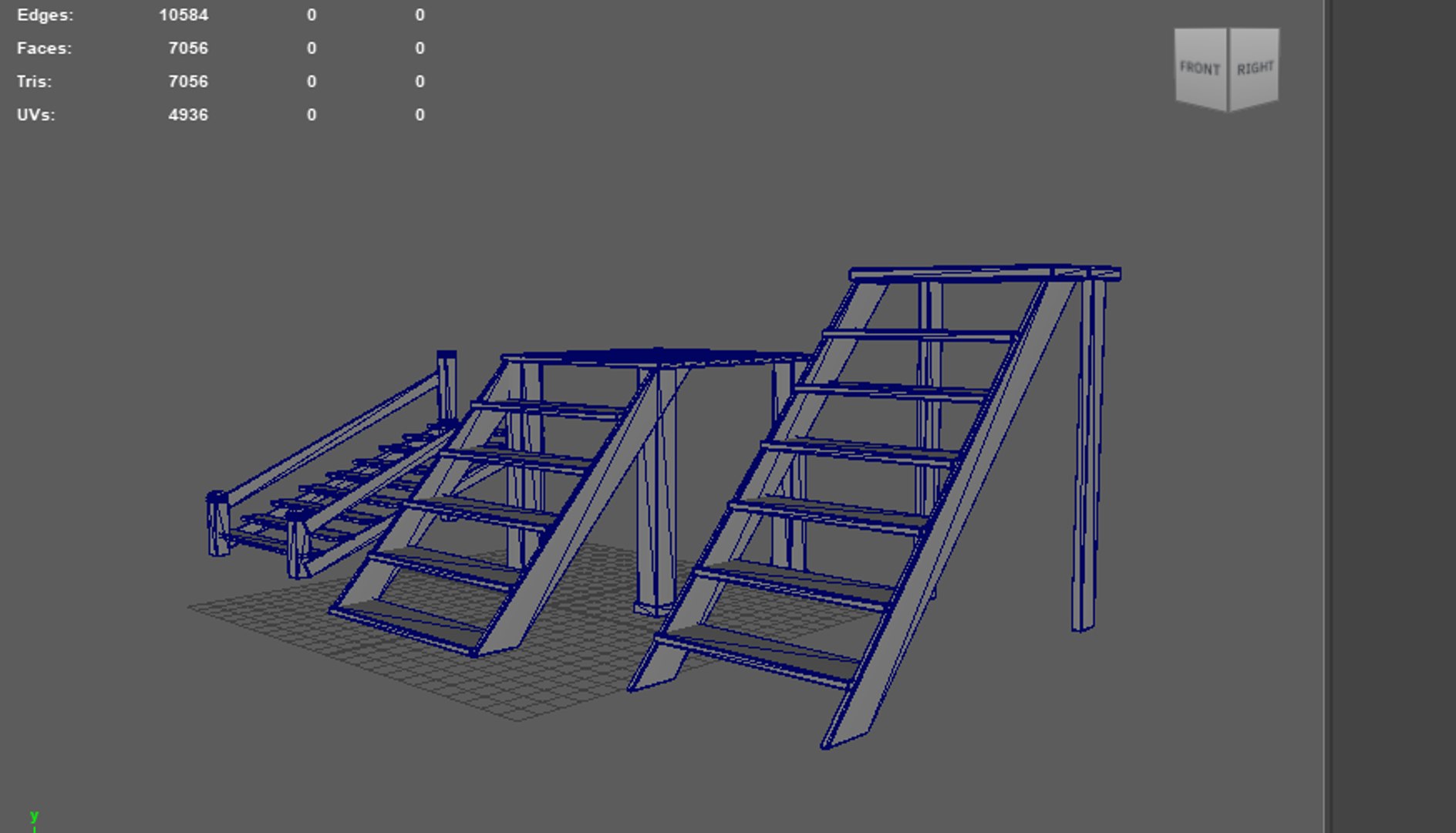 Wooden Step Ladder 3D Model 3D Model - TurboSquid 2394603