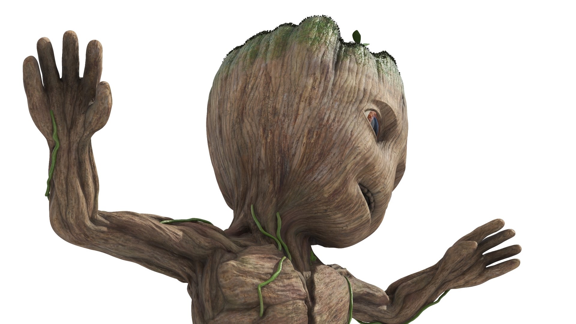 3D Little Groot Character Dancing Pose Model - TurboSquid 2270138