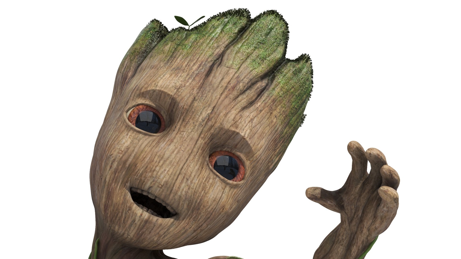 3D Little Groot Character Dancing Pose Model - TurboSquid 2270138