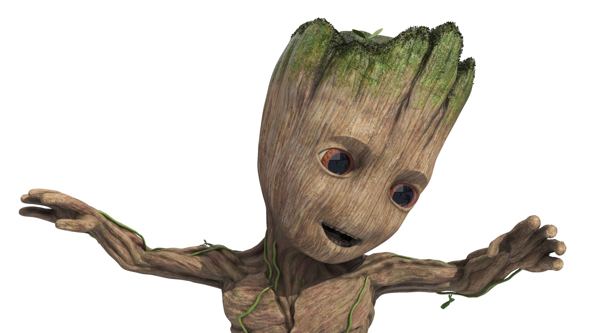 3D Little Groot Character Dancing Pose Model - TurboSquid 2270138