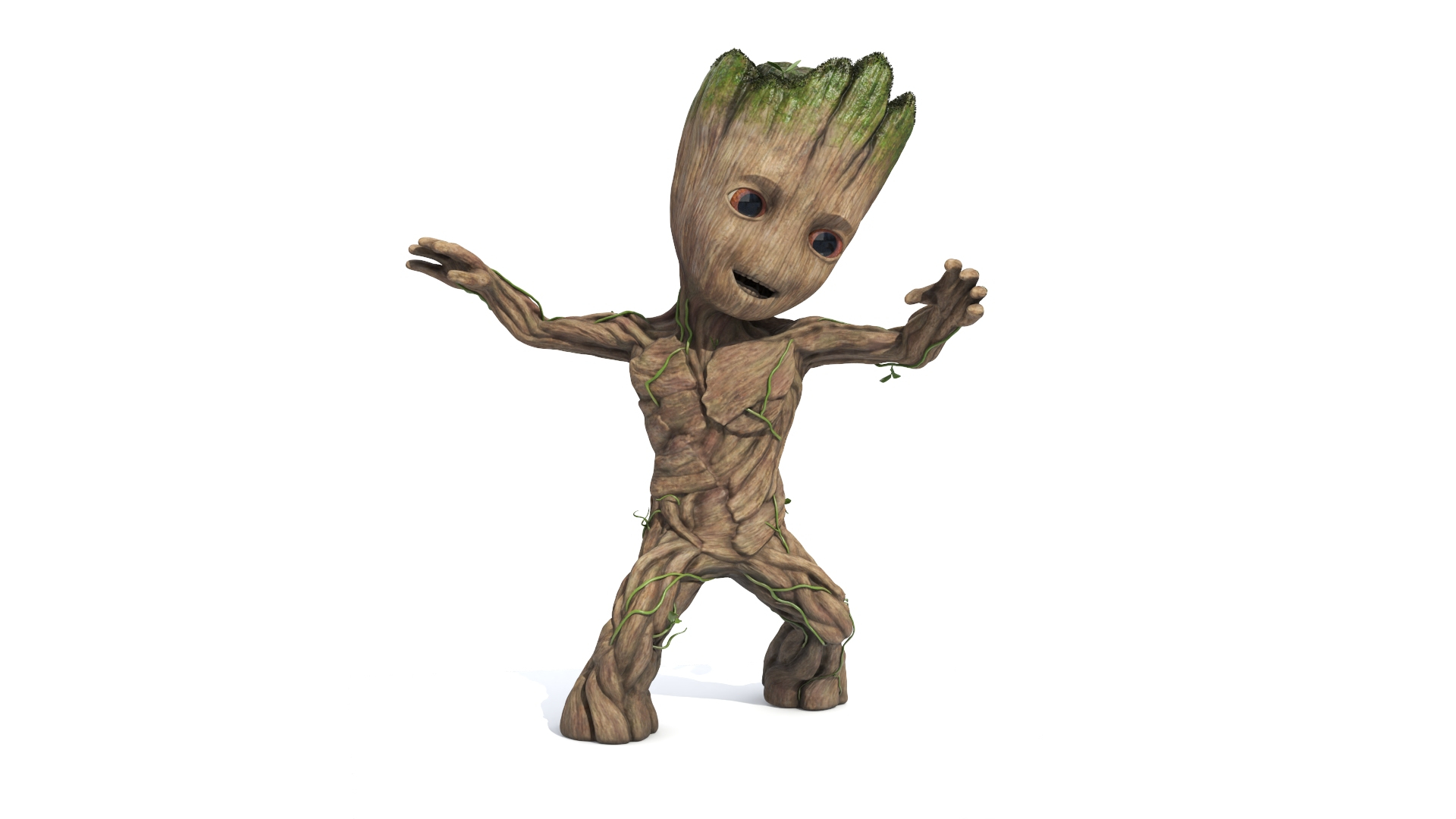3D Little Groot Character Dancing Pose Model - TurboSquid 2270138
