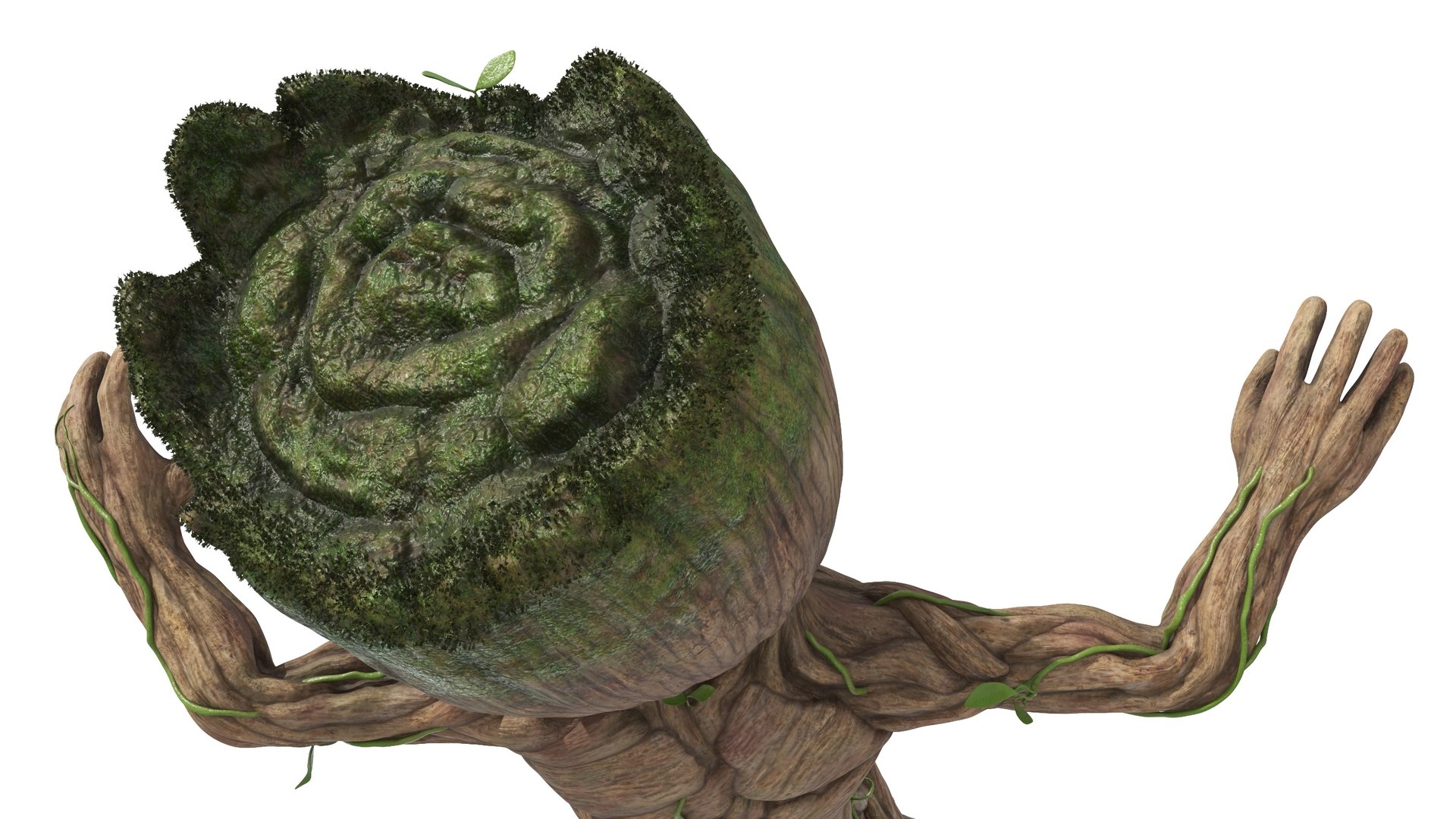 3D Little Groot Character Dancing Pose Model - TurboSquid 2270138