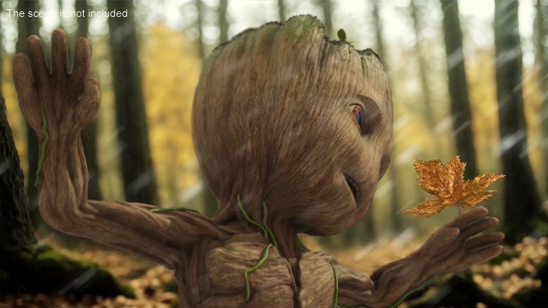 3D Little Groot Character Dancing Pose Model - TurboSquid 2270138