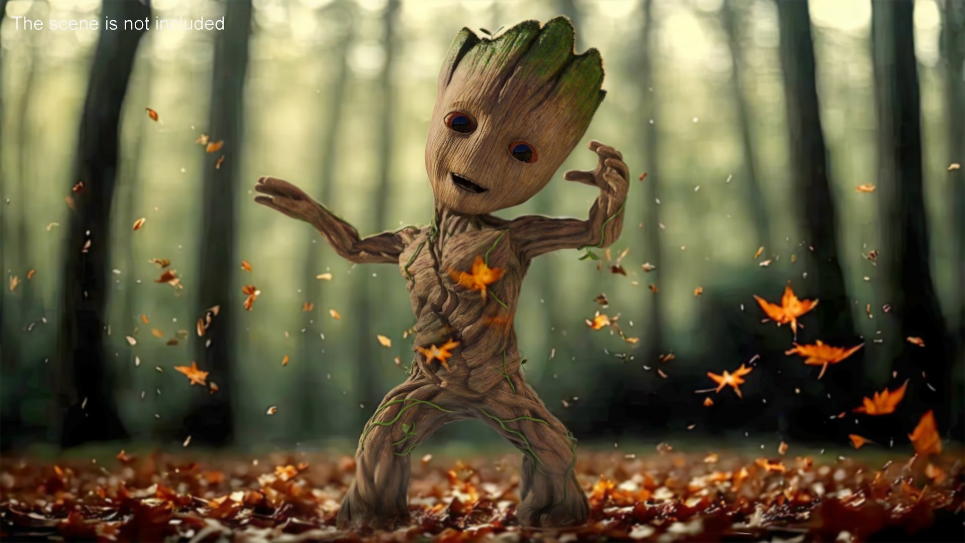 3D Little Groot Character Dancing Pose Model - TurboSquid 2270138