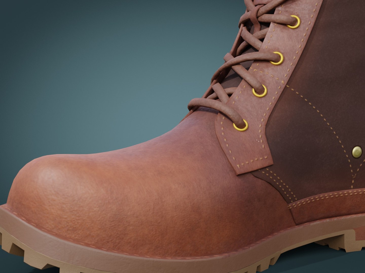 Old leather boots 3D model - TurboSquid 1474764