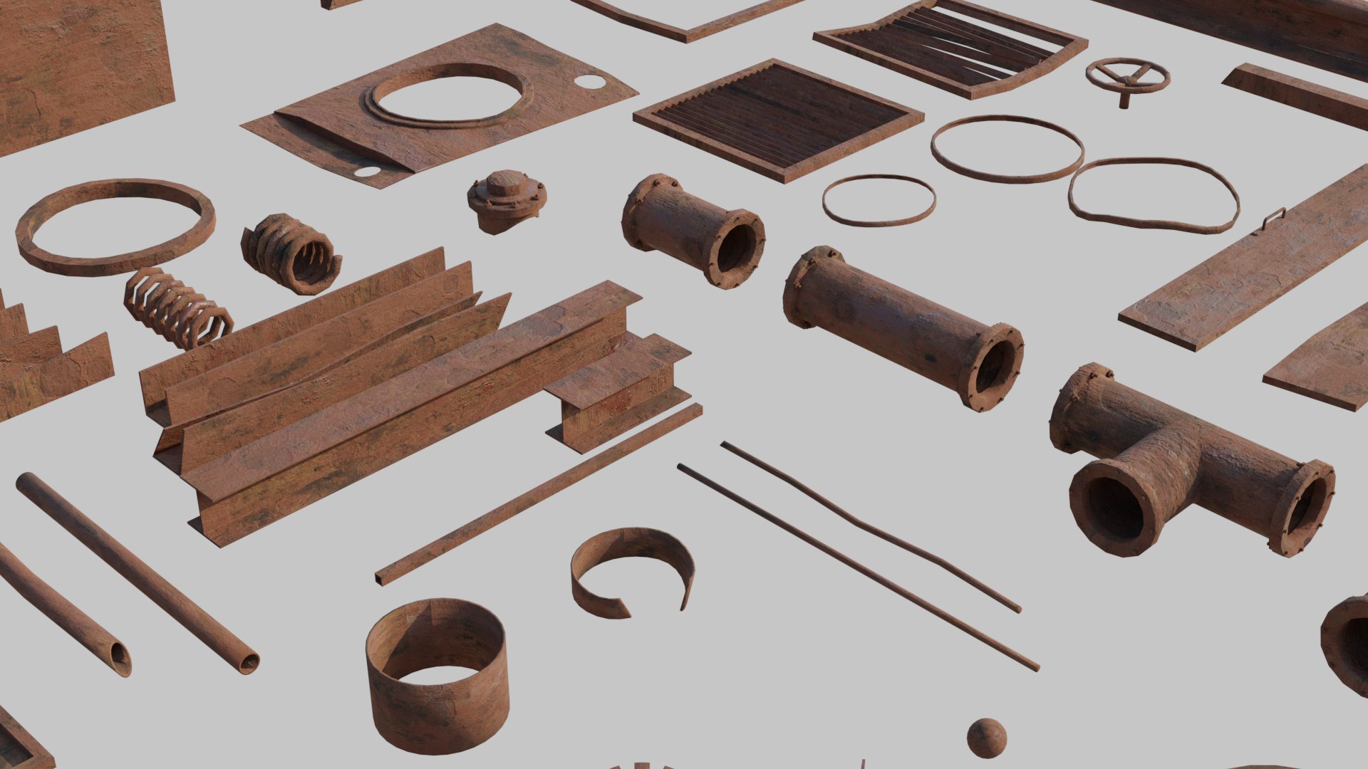 Metal Scrap 3D - TurboSquid 1824401