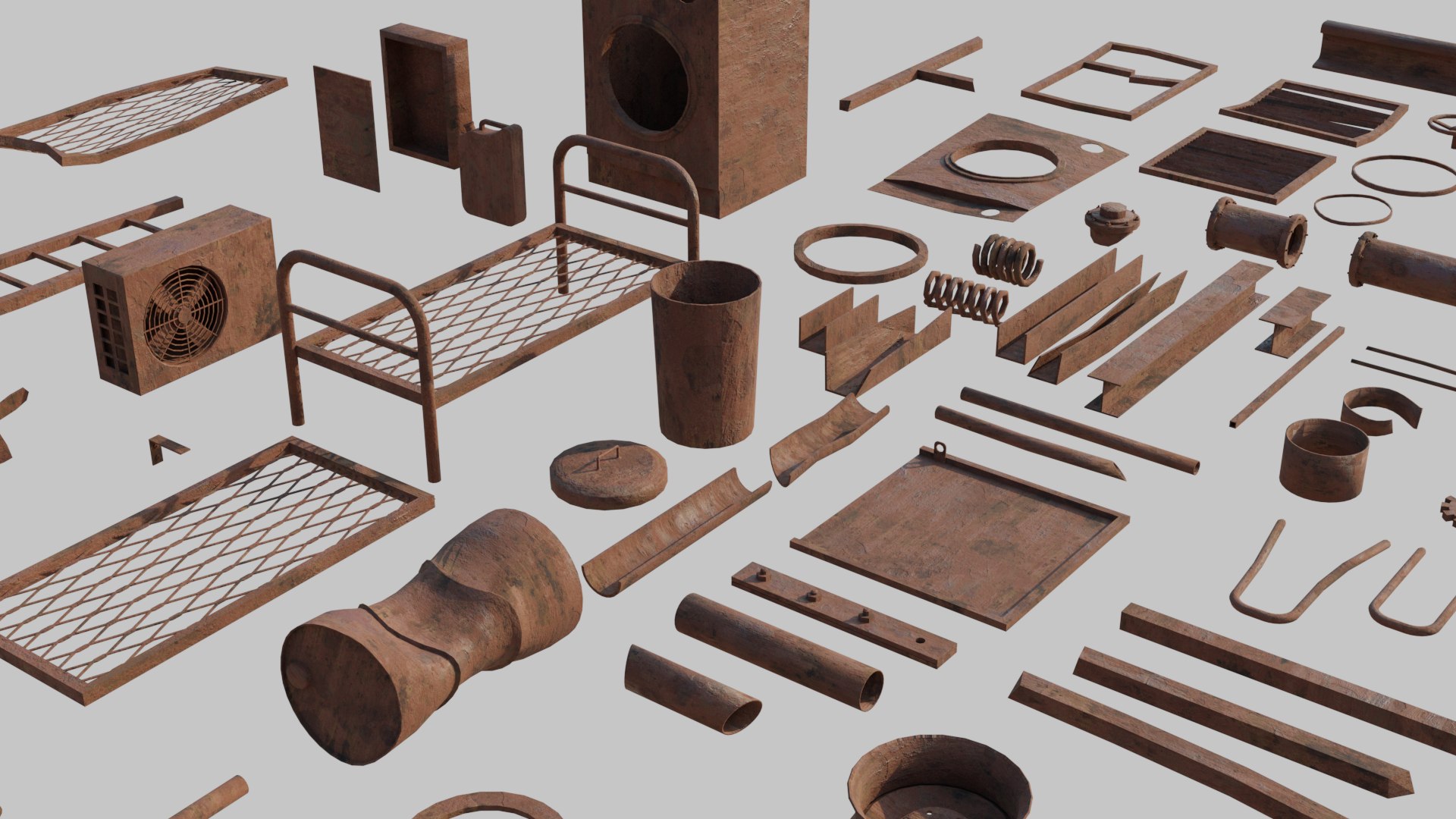 Metal Scrap 3D - TurboSquid 1824401