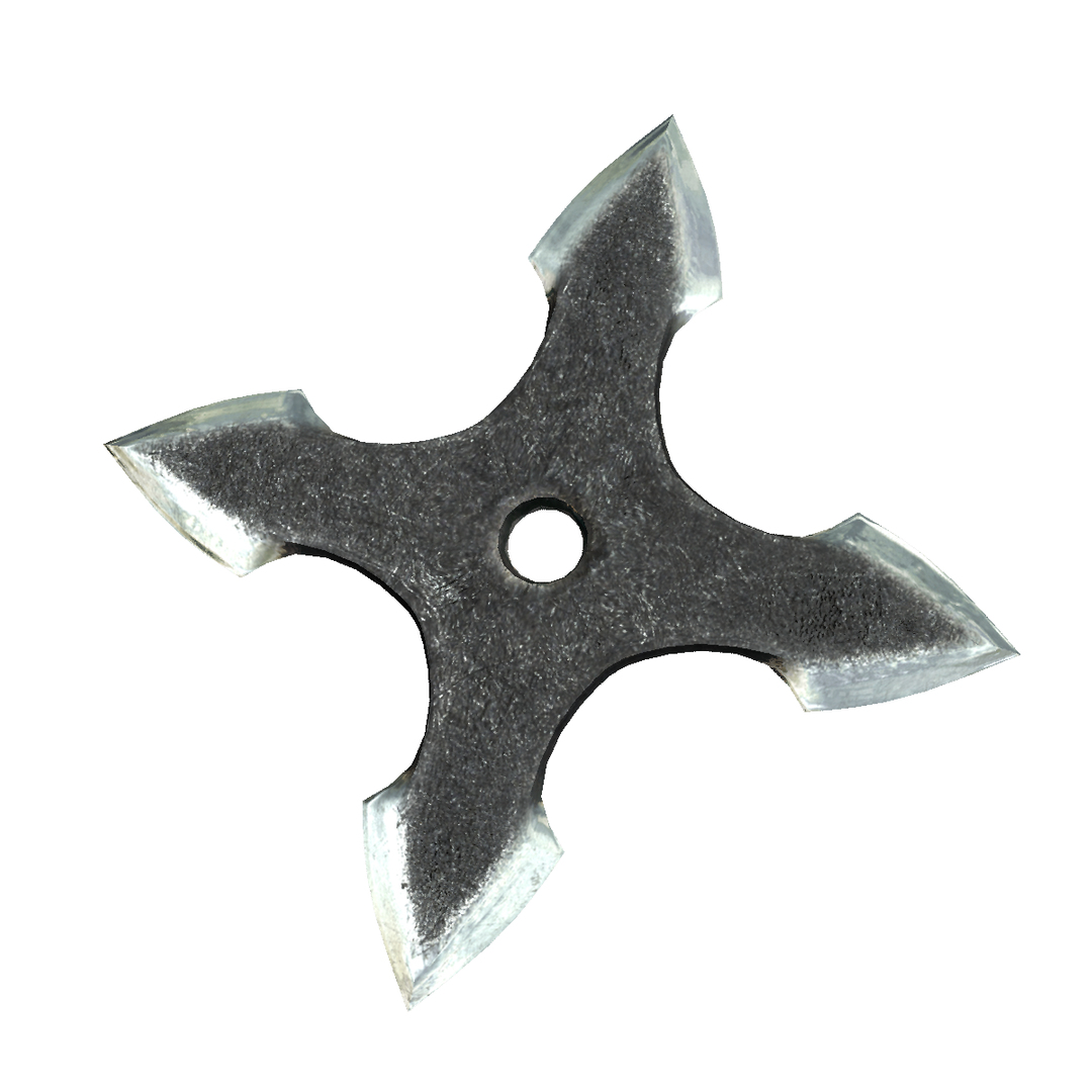 Japanese Shuriken Shurikenpack01 3d Obj