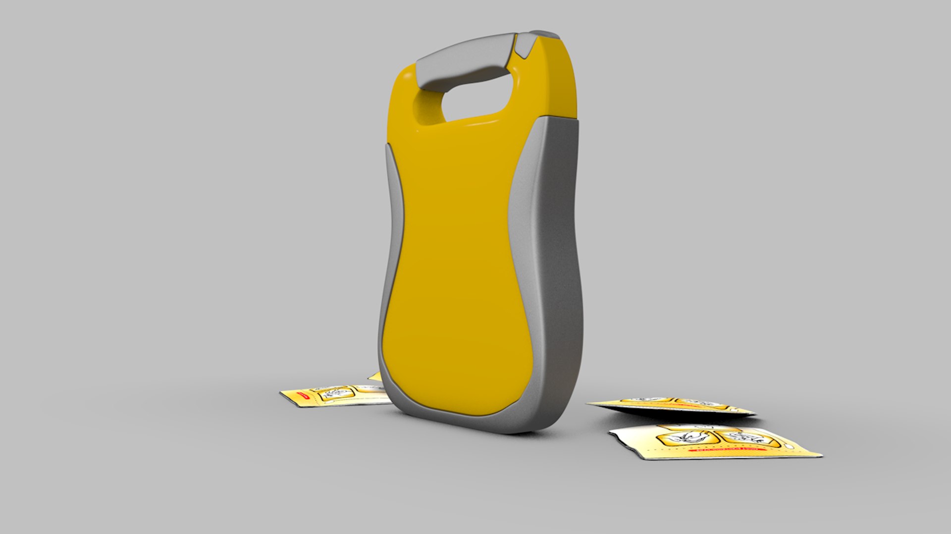 3d Model Defibrillator Defib Medical