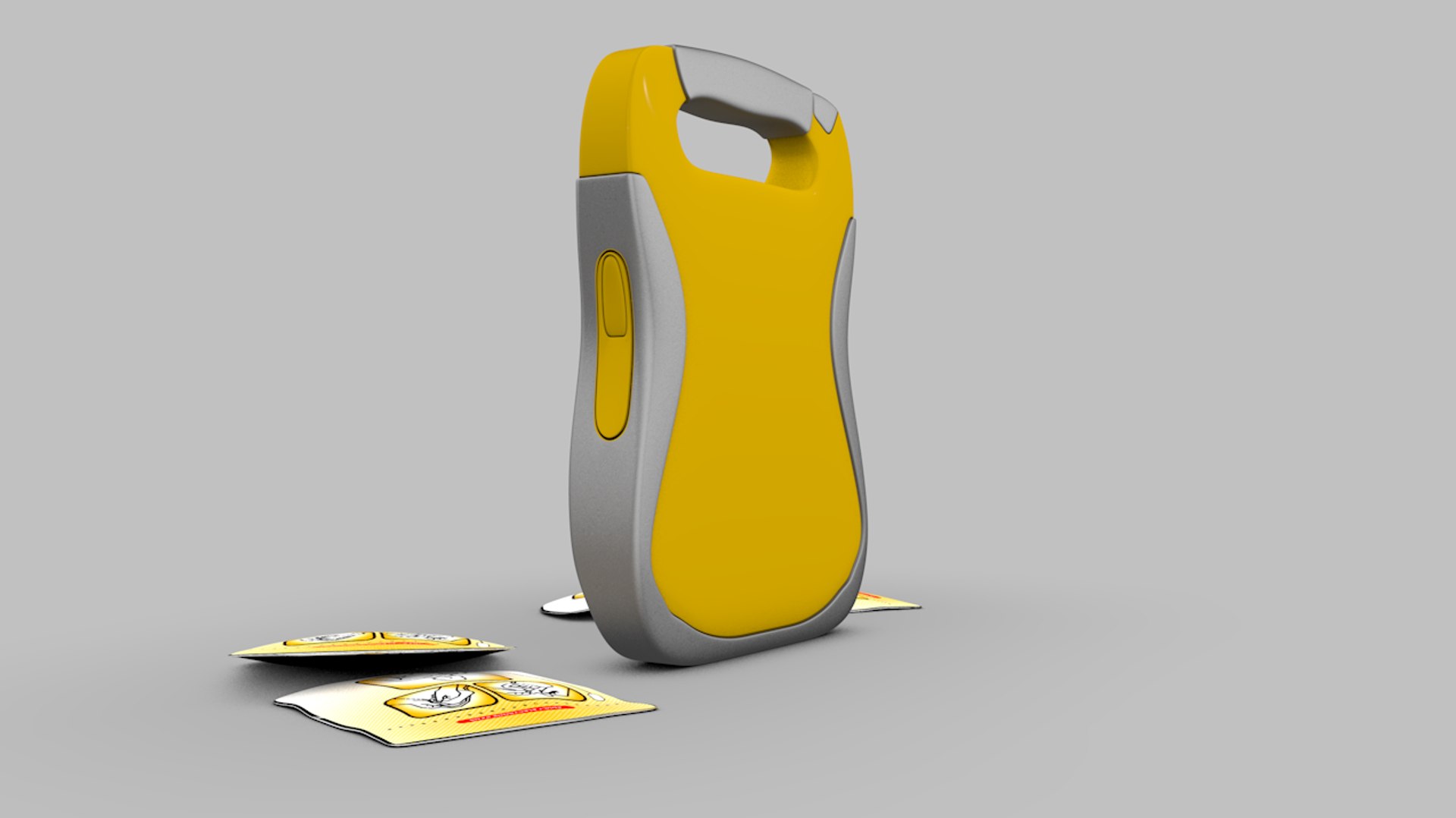 3d Model Defibrillator Defib Medical