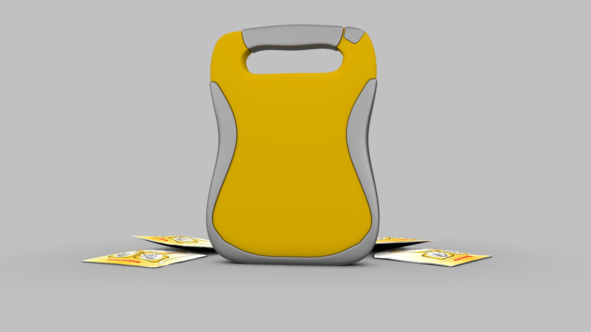 3d Model Defibrillator Defib Medical