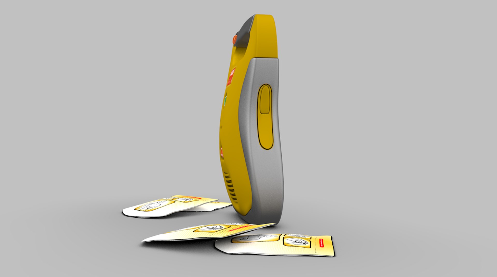 3d Model Defibrillator Defib Medical