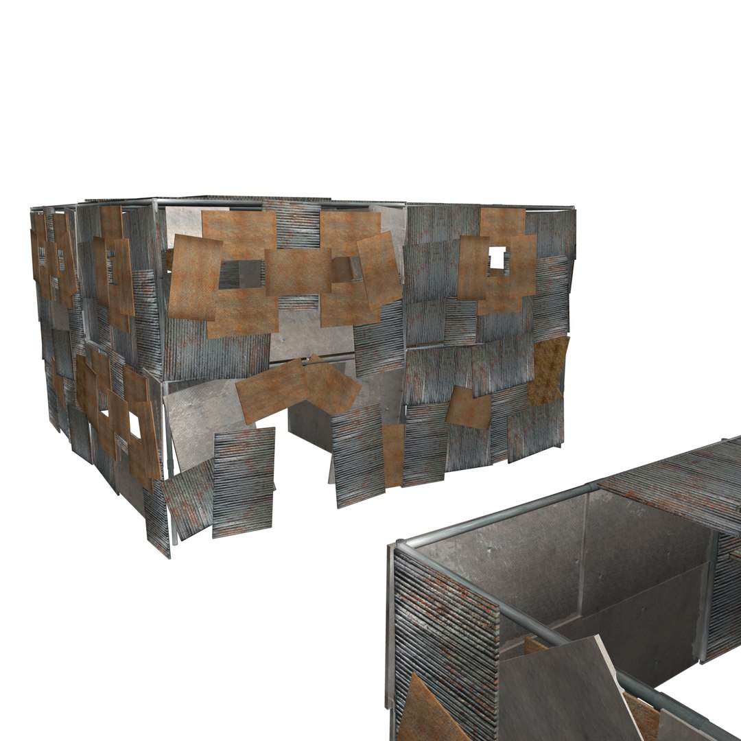 3d Slum Building Pack