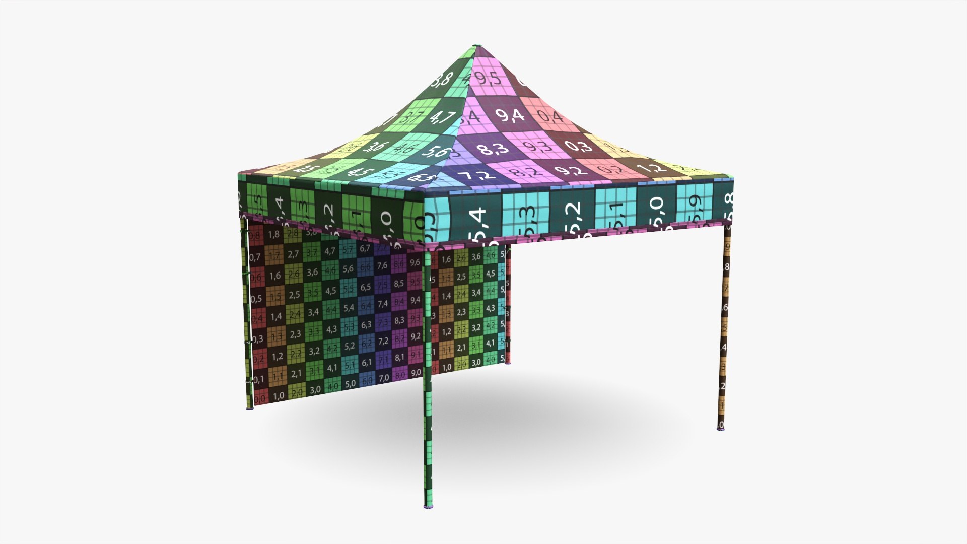 3D mockup display tent model - TurboSquid 1708065