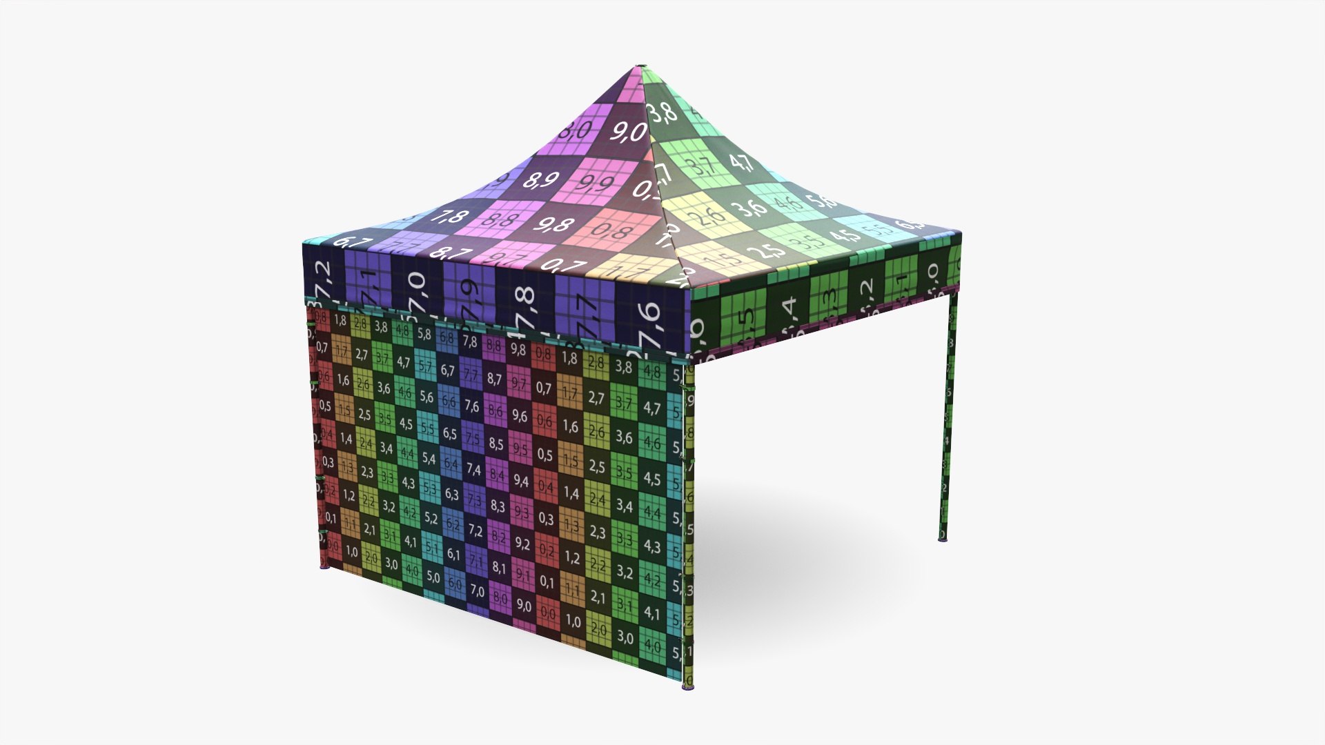 3D mockup display tent model - TurboSquid 1708065