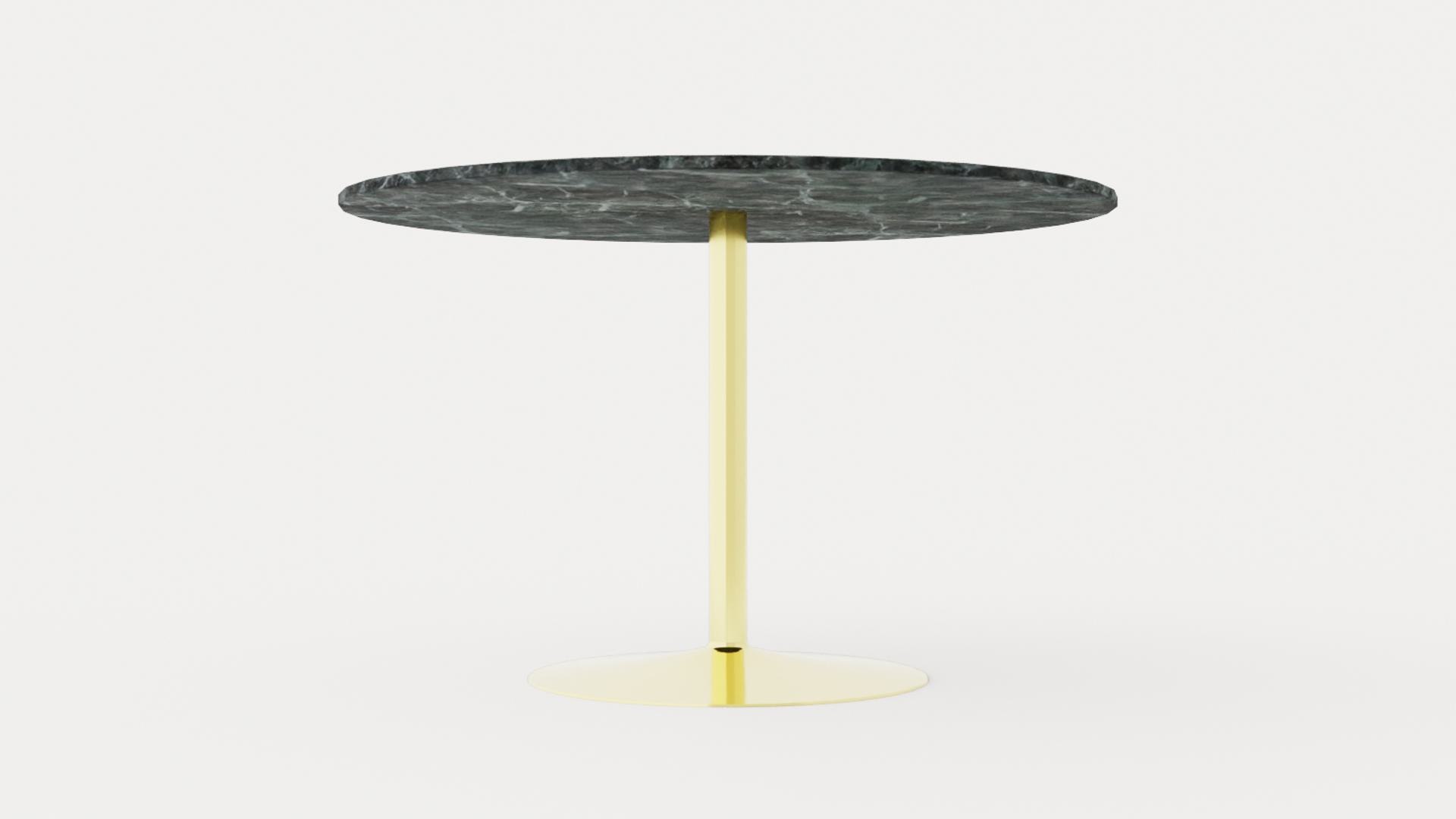 3D Capri Dining Table 120 Cm Around Marble Model - TurboSquid 2233210