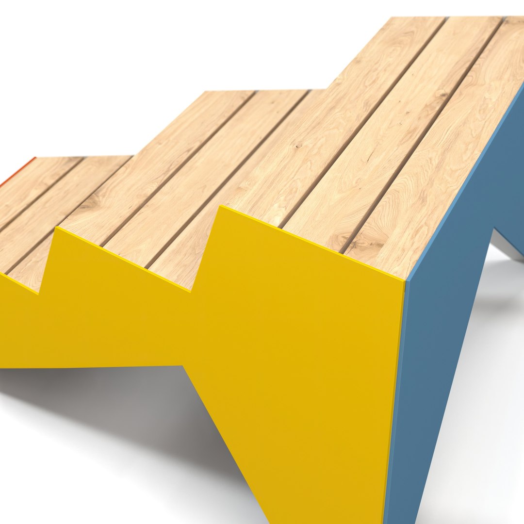 3D Vestre Stoop Bench Model - TurboSquid 2235314