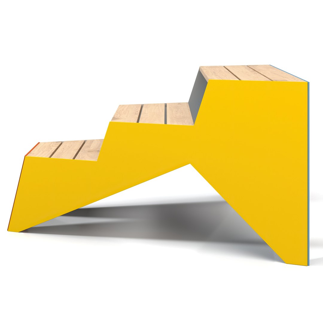 3D Vestre Stoop Bench Model - TurboSquid 2235314