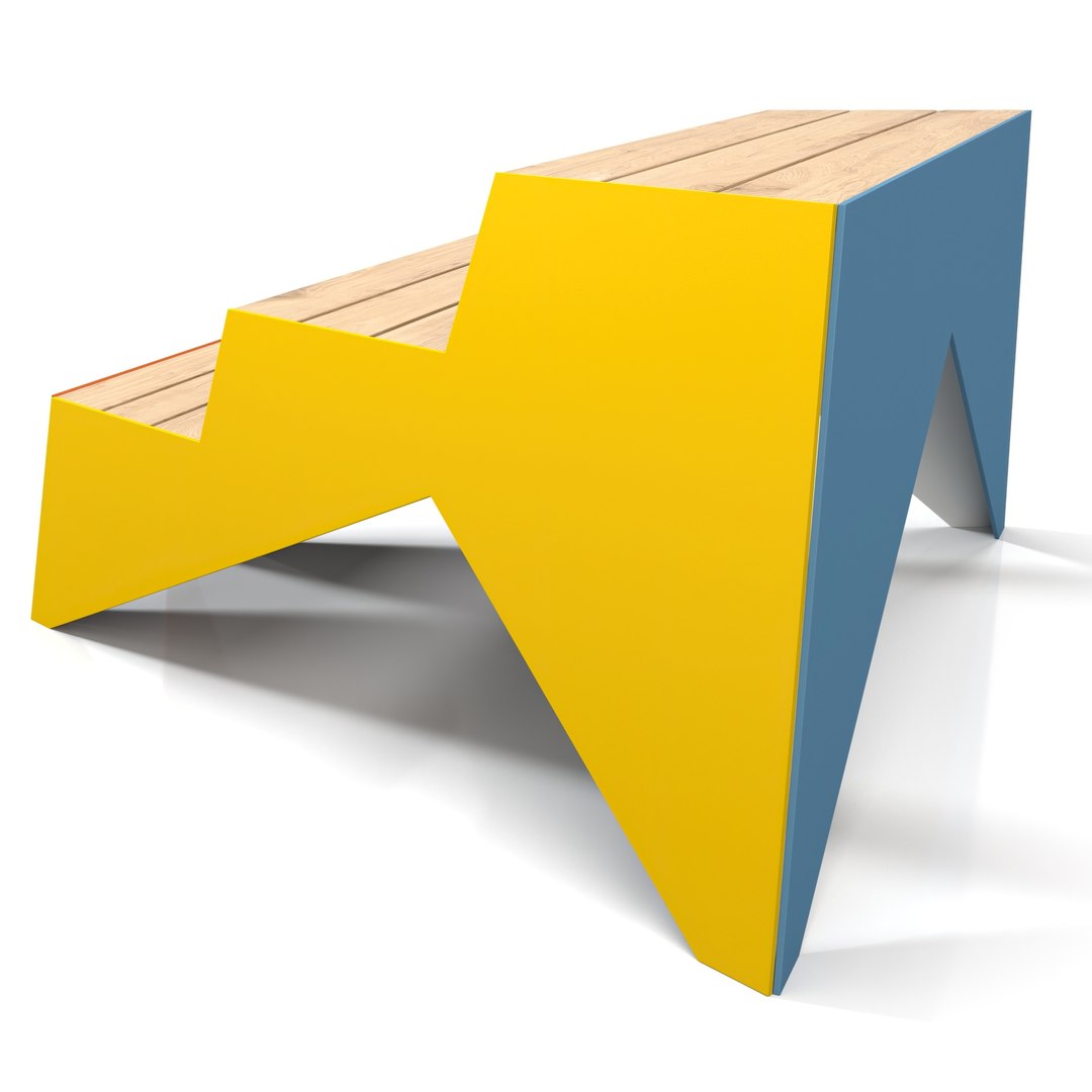 3D Vestre Stoop Bench Model - TurboSquid 2235314