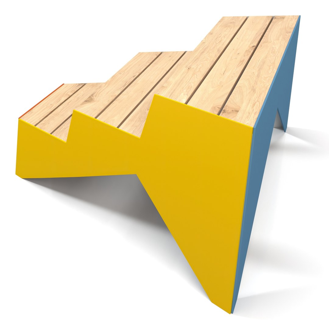 3D Vestre Stoop Bench Model - TurboSquid 2235314