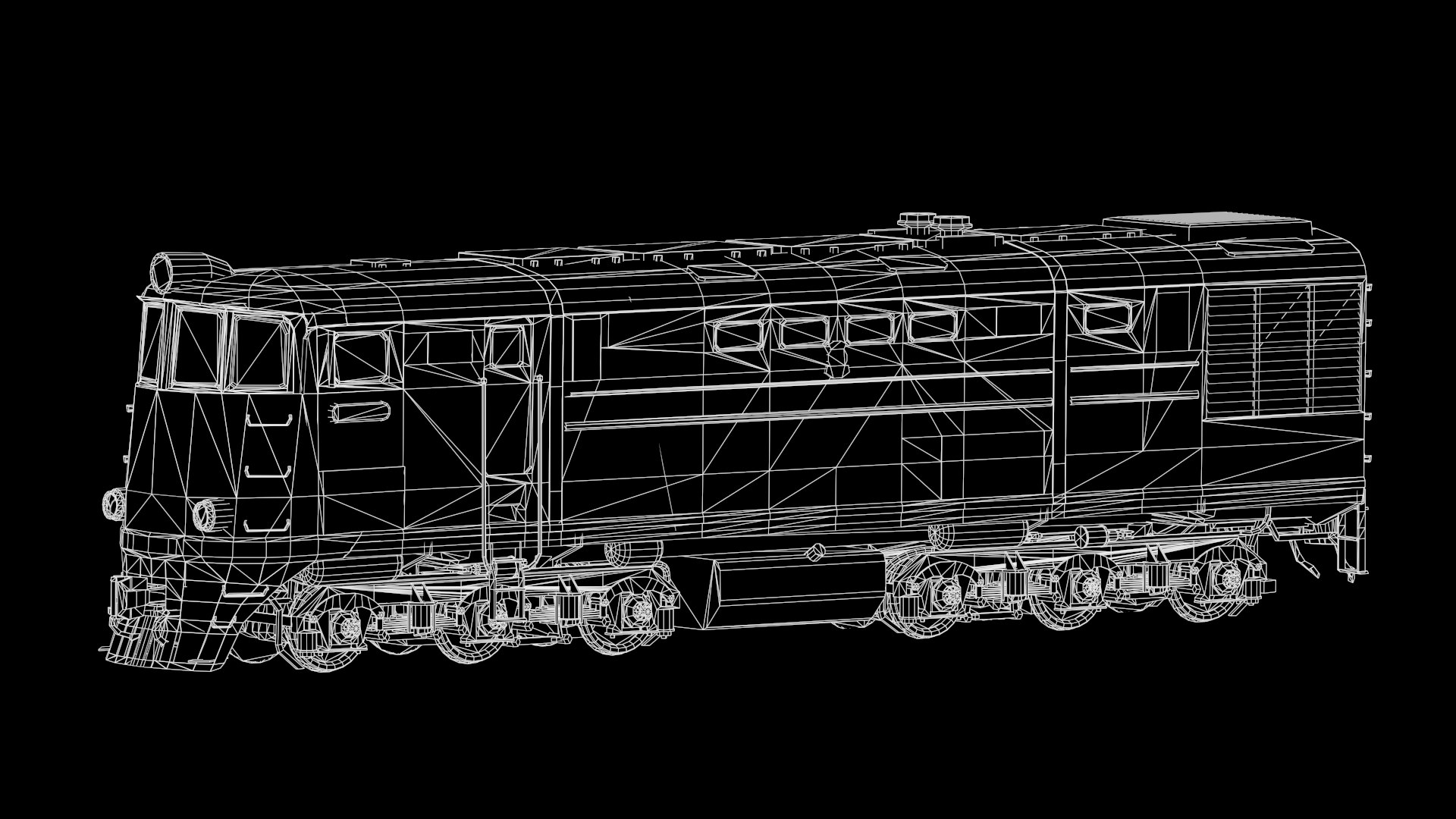 3D Locomotive TE7 Low-poly model - TurboSquid 2130928