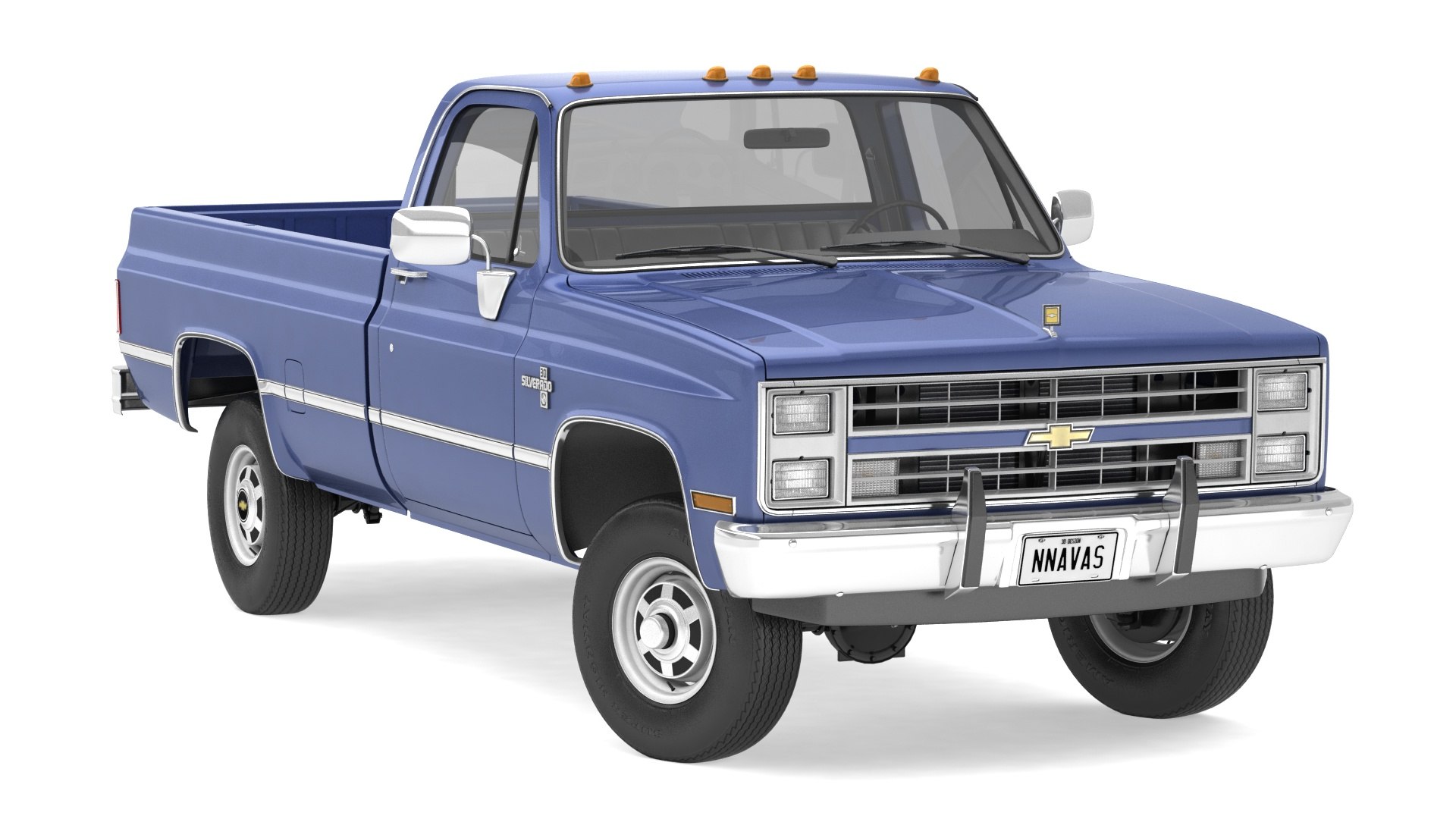 Chevrolet k30 silverado pickup truck model - TurboSquid 1392807