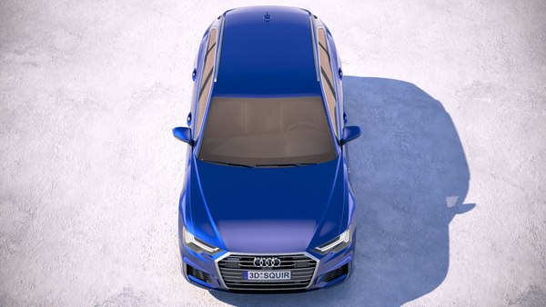 3D audi a6 avant model - TurboSquid 1331289
