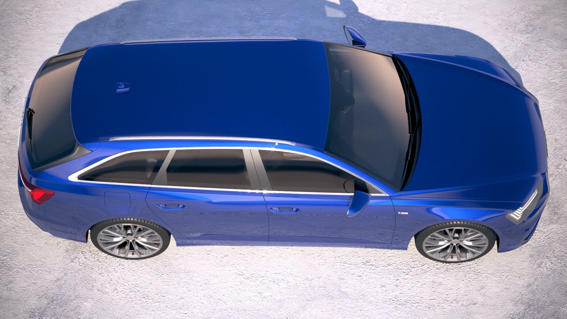 3D Audi A6 Avant Model - TurboSquid 1331289