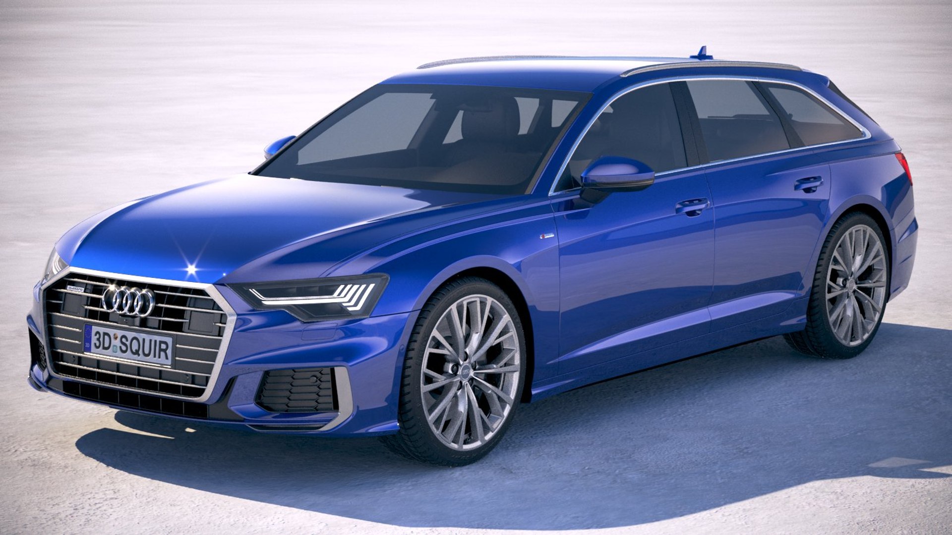 3D Audi A6 Avant Model - TurboSquid 1331289