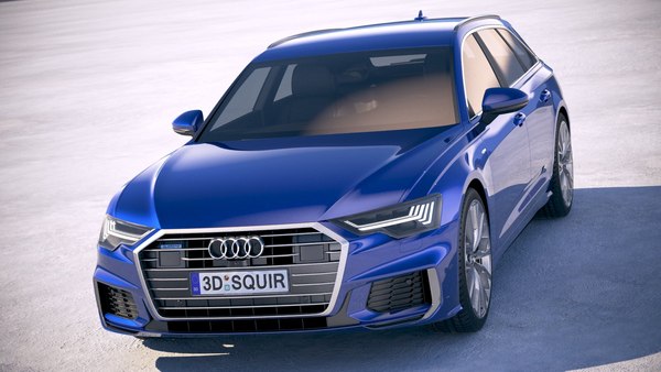 3D audi a6 avant model - TurboSquid 1331289