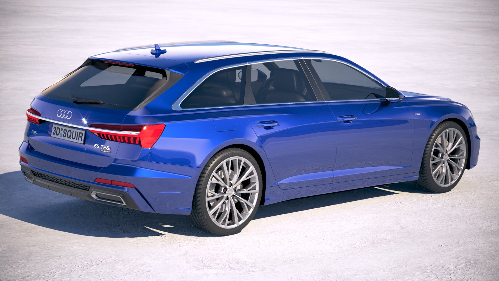 3D audi a6 avant model - TurboSquid 1331289