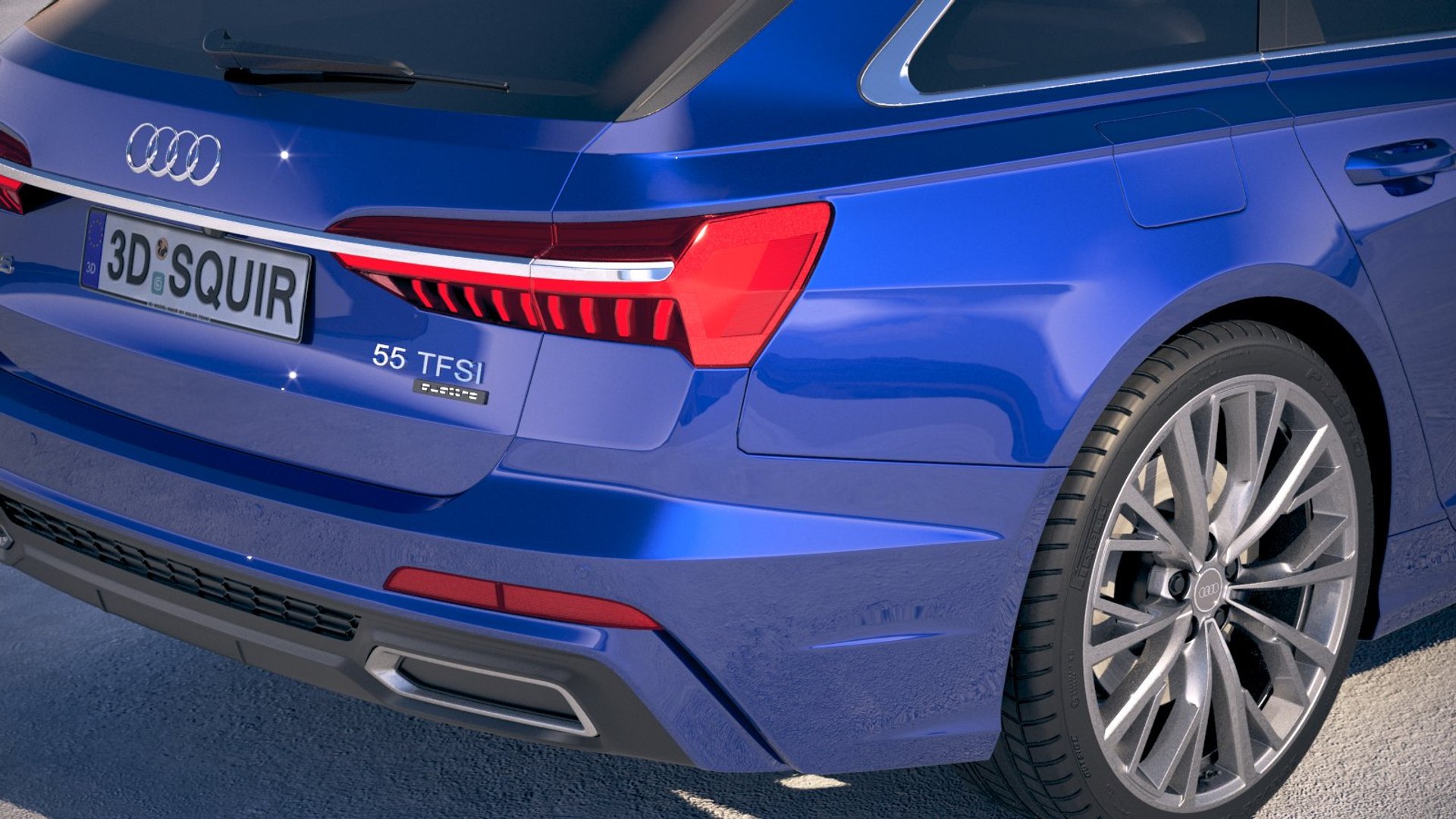 3D Audi A6 Avant Model - TurboSquid 1331289