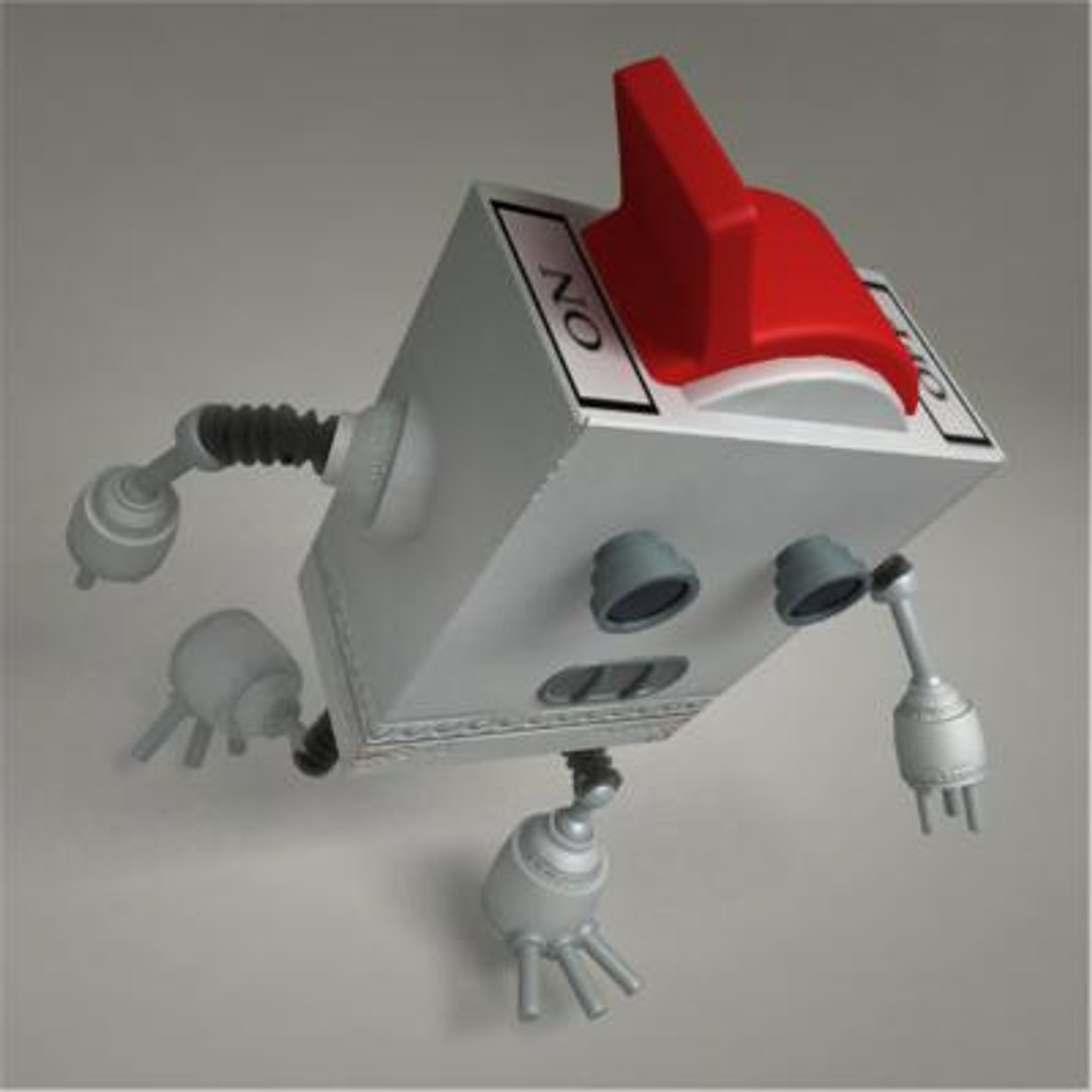 maya robot character
