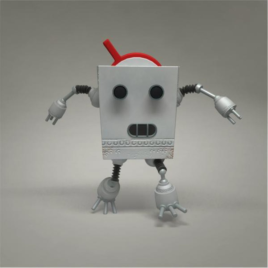maya robot character
