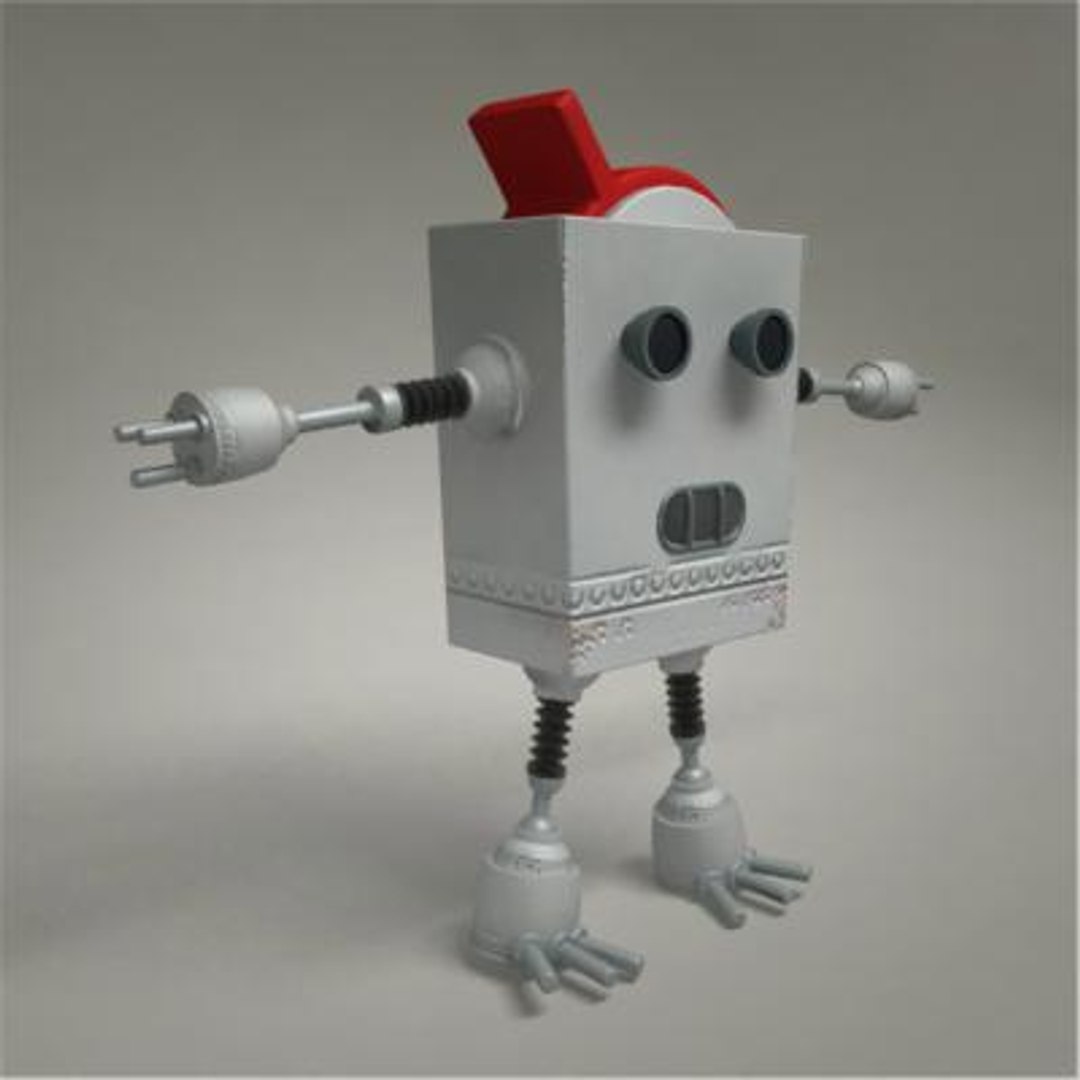 maya robot character