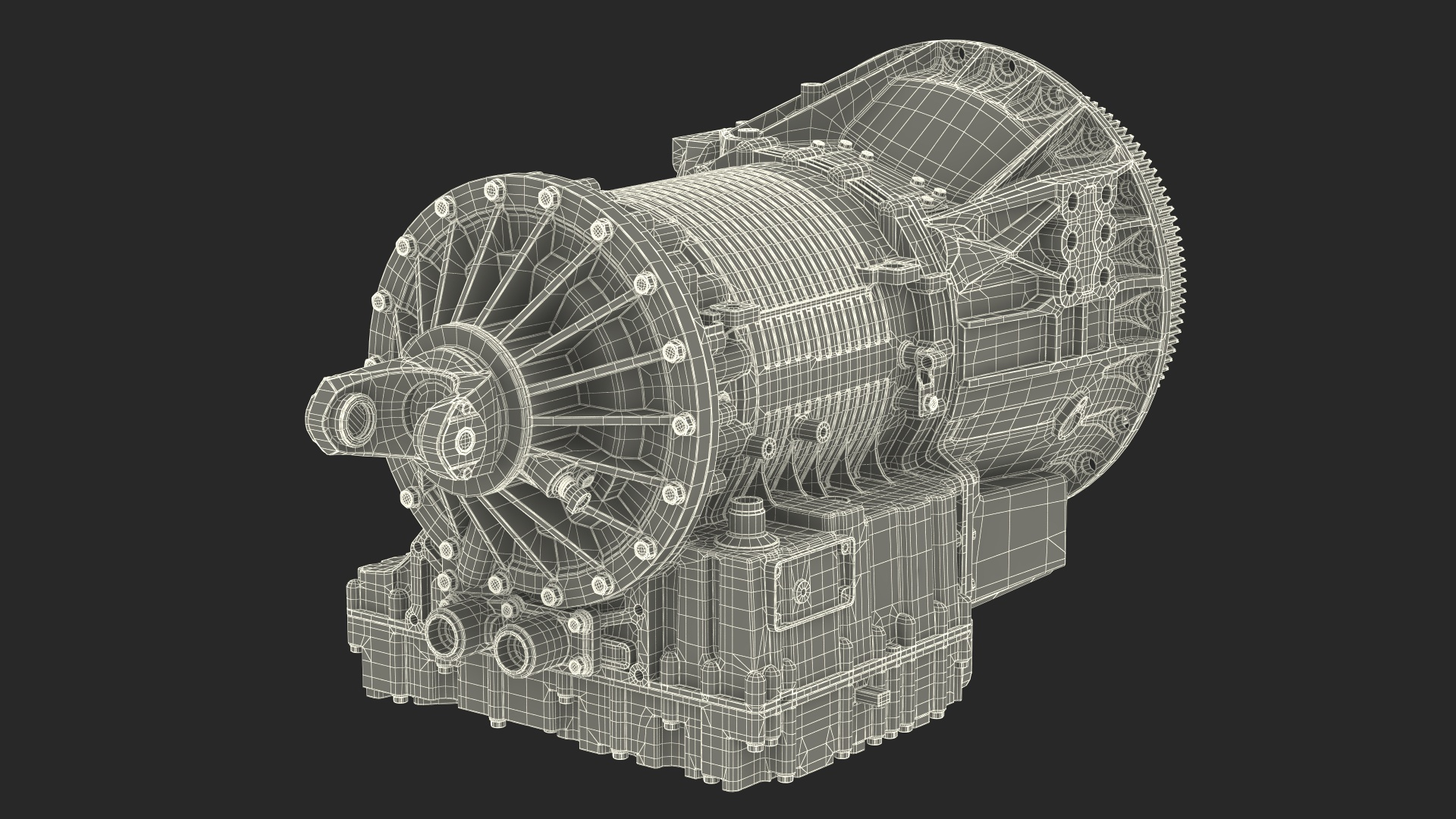 3D Model Worn Transmission Allison 4000 - TurboSquid 2202984