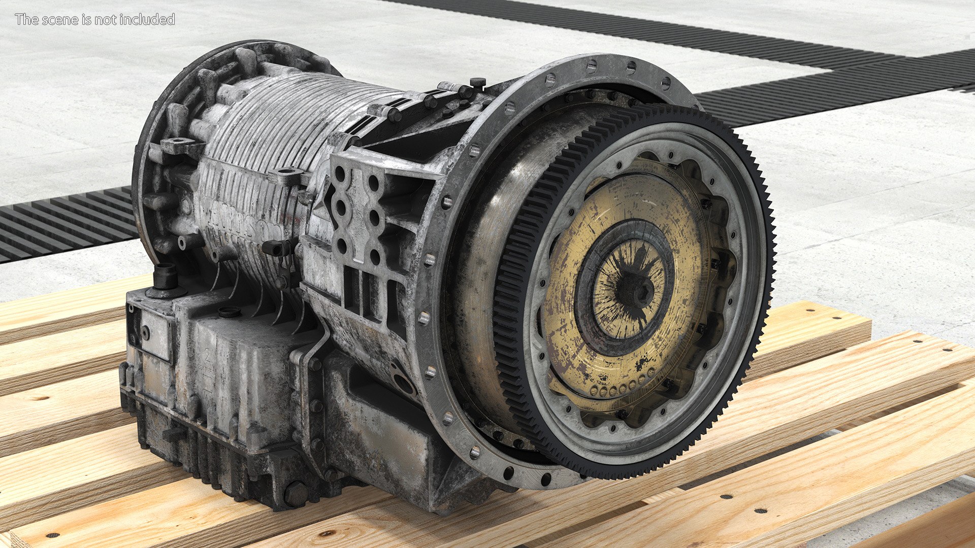 3D Model Worn Transmission Allison 4000 - TurboSquid 2202984