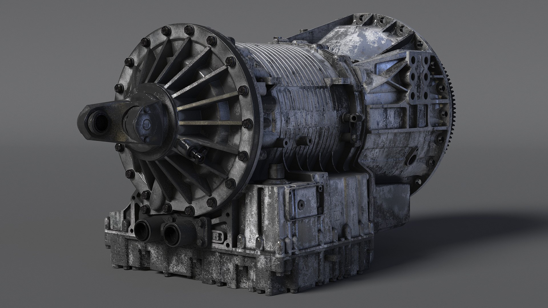 3D Model Worn Transmission Allison 4000 - TurboSquid 2202984