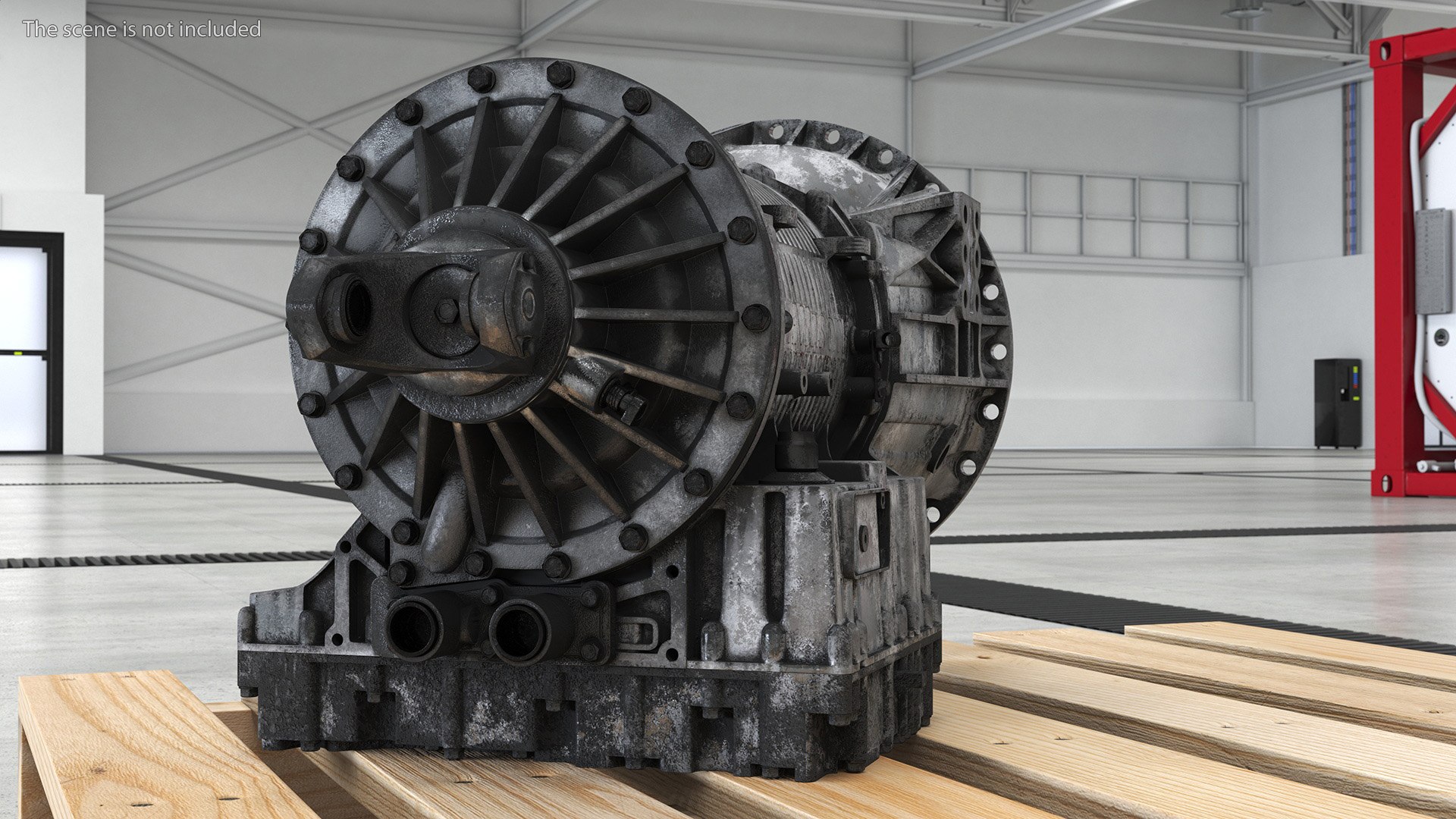 3D Model Worn Transmission Allison 4000 - TurboSquid 2202984