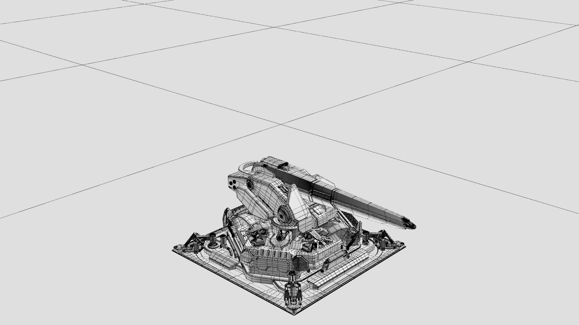 Large Particle Cannon 3D - TurboSquid 1785777