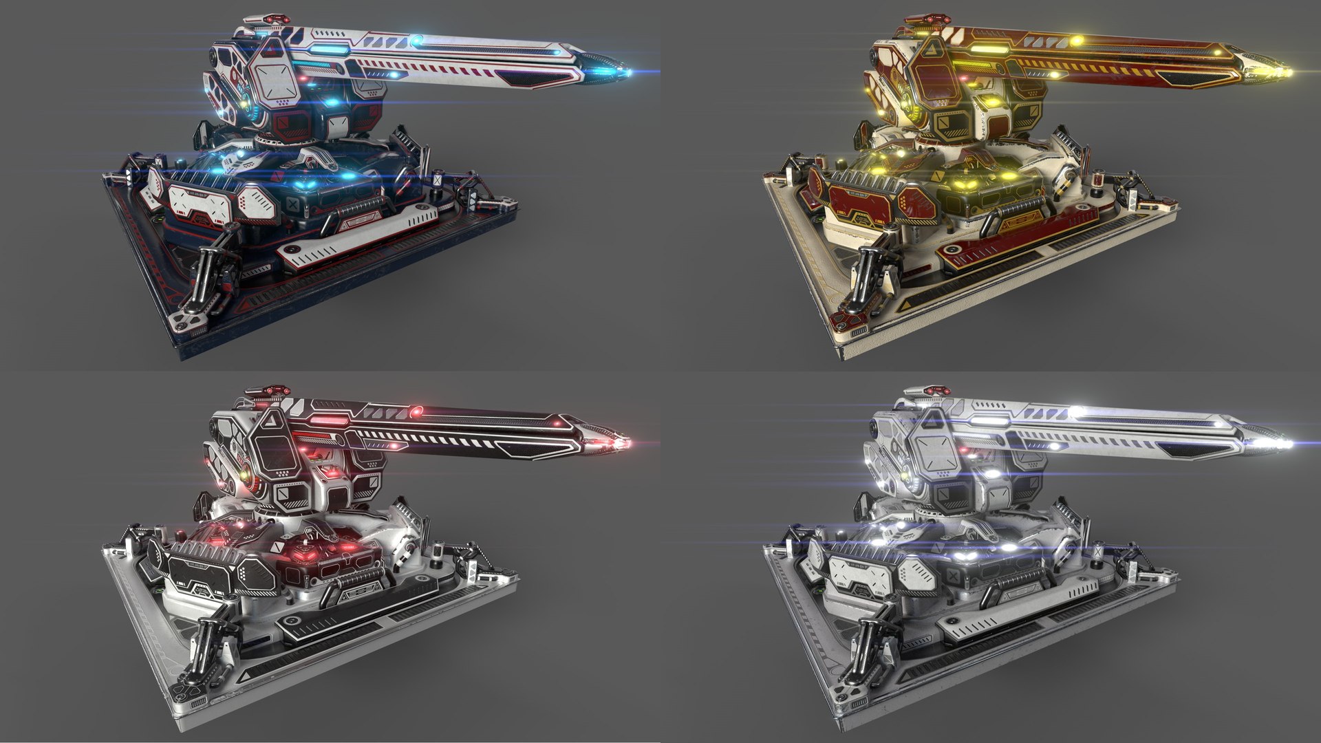 Large Particle Cannon 3D - TurboSquid 1785777