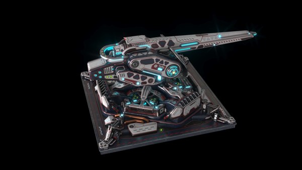 Large Particle Cannon 3D - TurboSquid 1785777