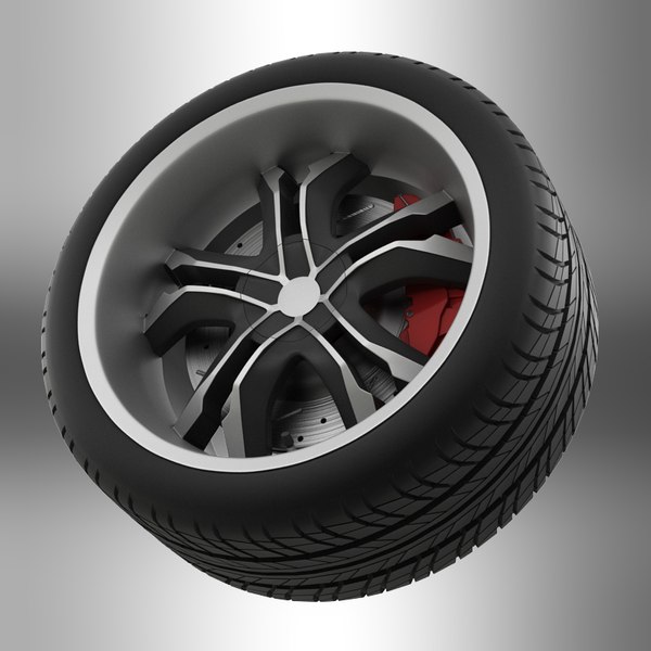 3d model of wheel rim
