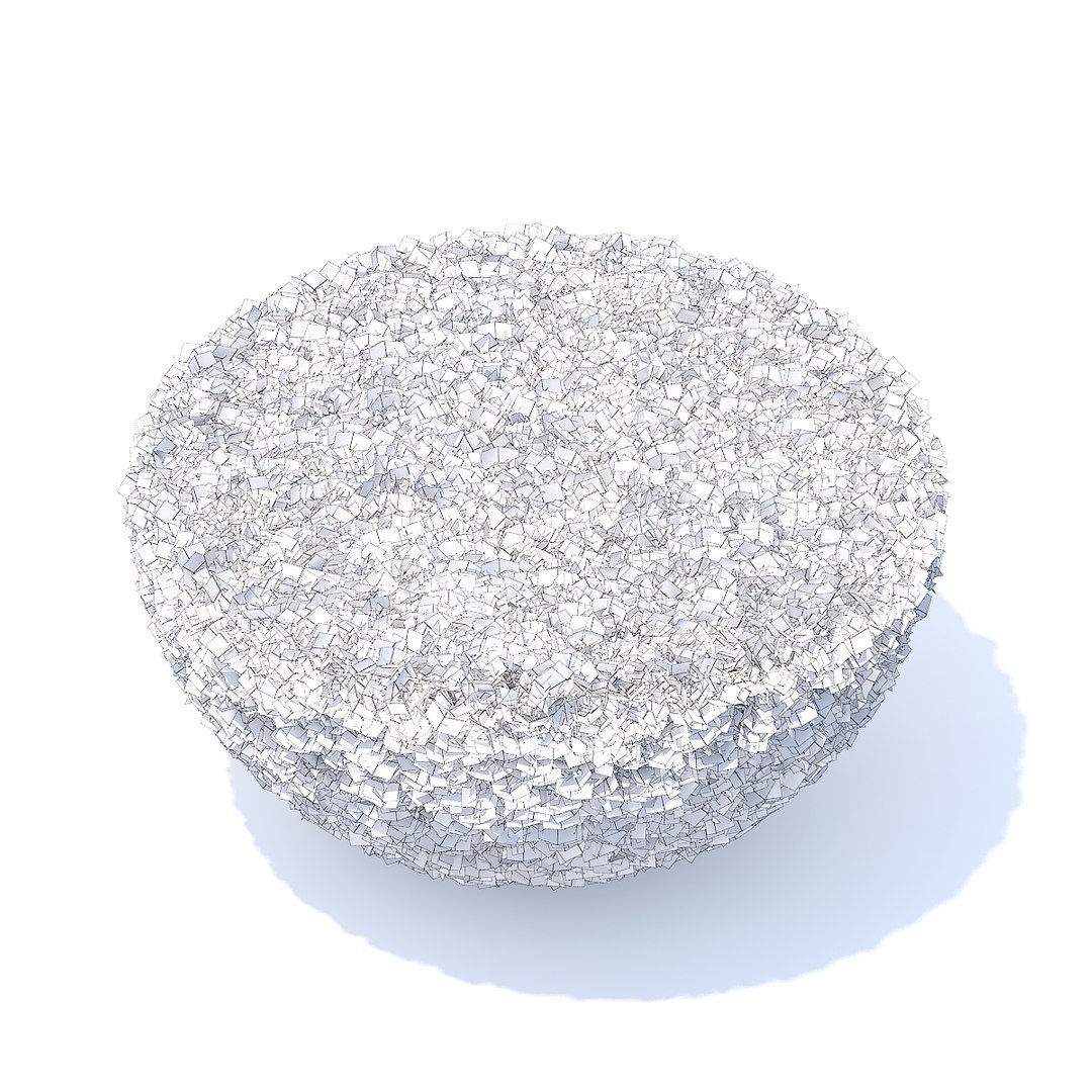 3D half-sphere red hedge - TurboSquid 1220836